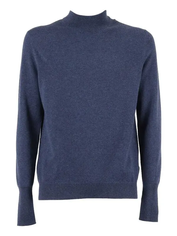 BALLANTYNE High Neck Pullover - Blue