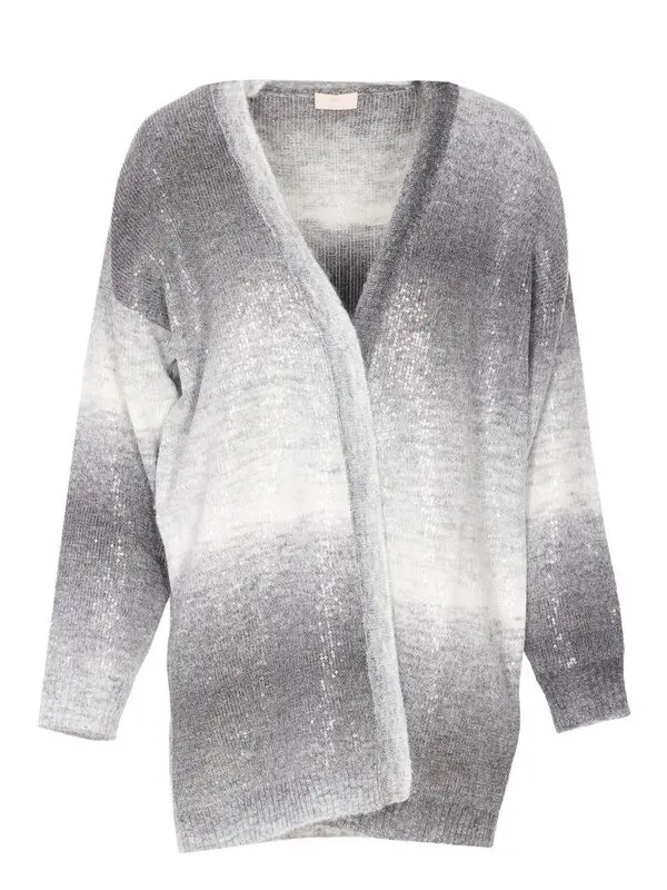 Liu Jo Sequined Cardigan - Grey