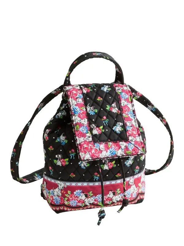 VERA BRADLEY Disney 101 Dalmatians Original Drawstring Backpack - Black