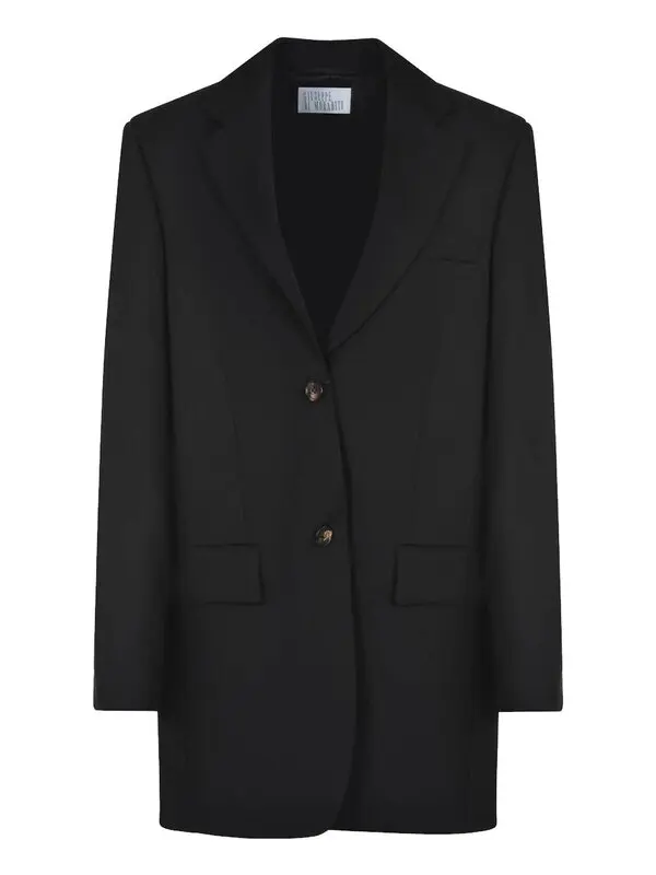 Giuseppe Di Morabito Single-breasted Wool Jacket - Black