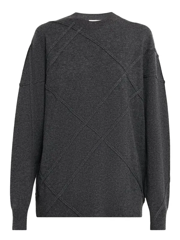 Dries Van Noten Timona Cashmere Sweater - Dkgray