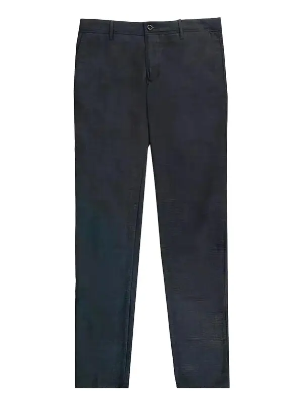 Incotex Checked Trousers - Blue