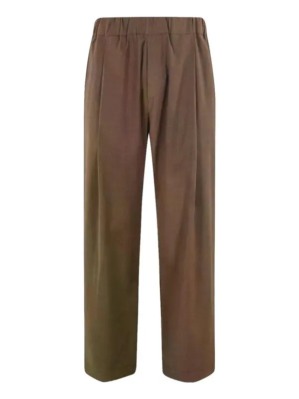 A PAPER KID Pleated Trousers - Brown