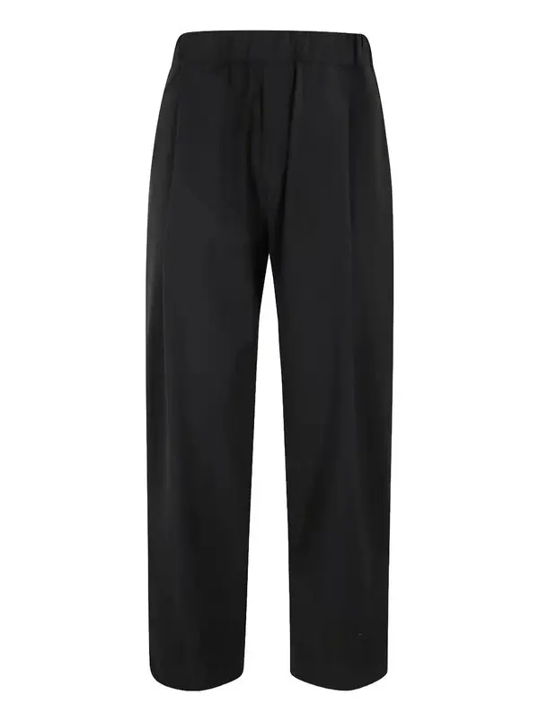 A PAPER KID Pleated Trousers - Black