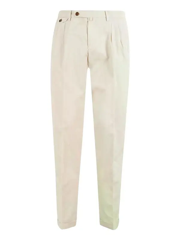 BRIGLIA 1949 Pleat-detail Trousers - 00013 Safari