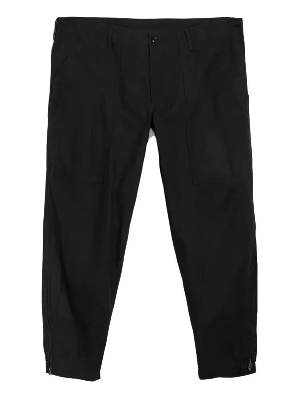 Yohji Yamamoto Zip Painter Pants - Black