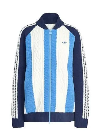 Adidas Archive Cutline Knit Track Top - Night Indigo/ash Blue