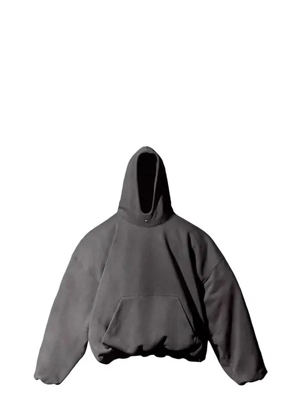 Yeezy Logo-appliqué Hoodie - Black