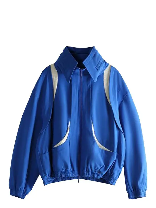 ADER ERROR Hooded Zipper Jacket - Blue