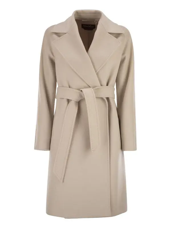 MAX MARA STUDIO Dravenna Wool Dressing Gown Coat - Beige