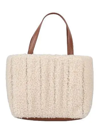 THEMOIRE Shopper Bag With Double Handle - Off White