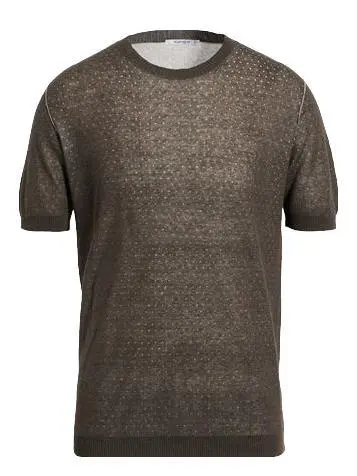 KANGRA Cotton Polka Dot Sweater - Brown