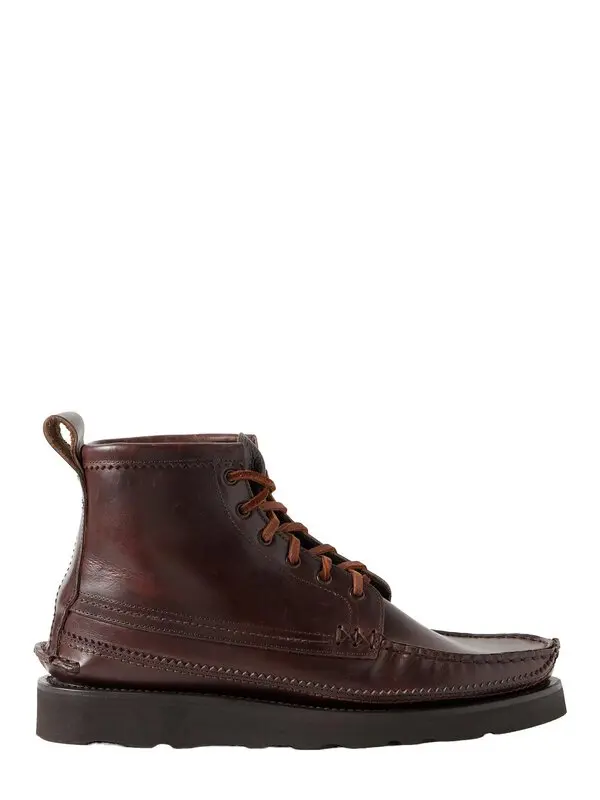 YUKETEN Maine Guide Leather Boots - Brown
