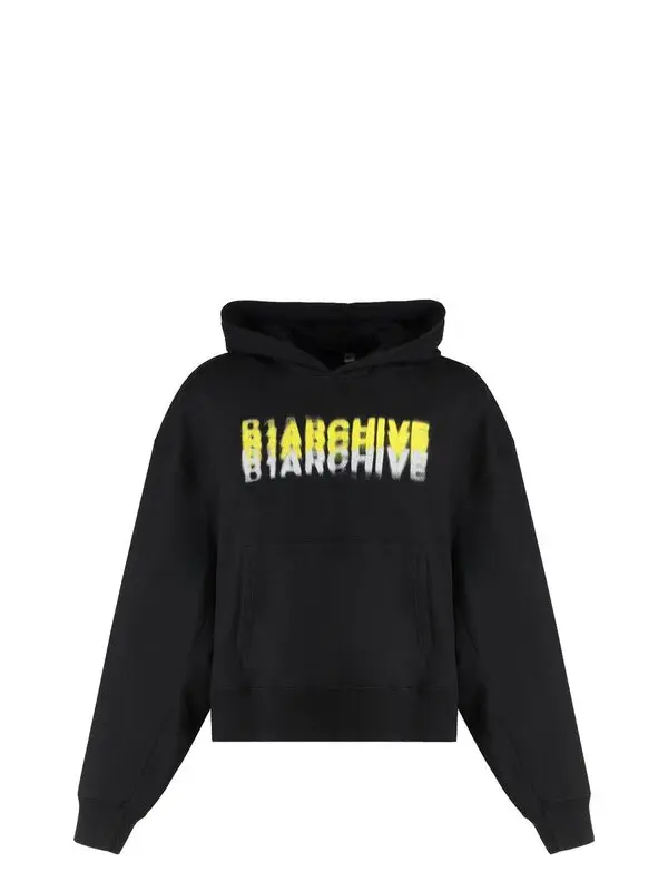 B1 ARCHIVE Cotton Hoodie - Black