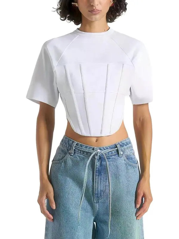 Manière De Voir Corset-detail Top - White