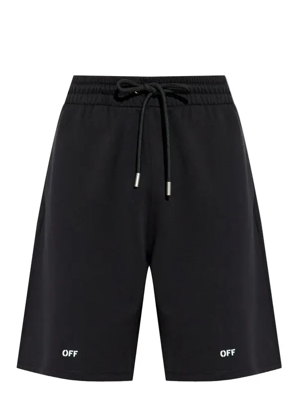 Off-White Logo Shorts - Black