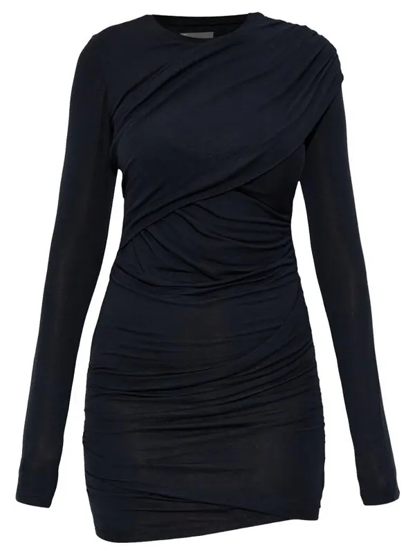 MARANT ETOILE Short Fitted Dress - Black