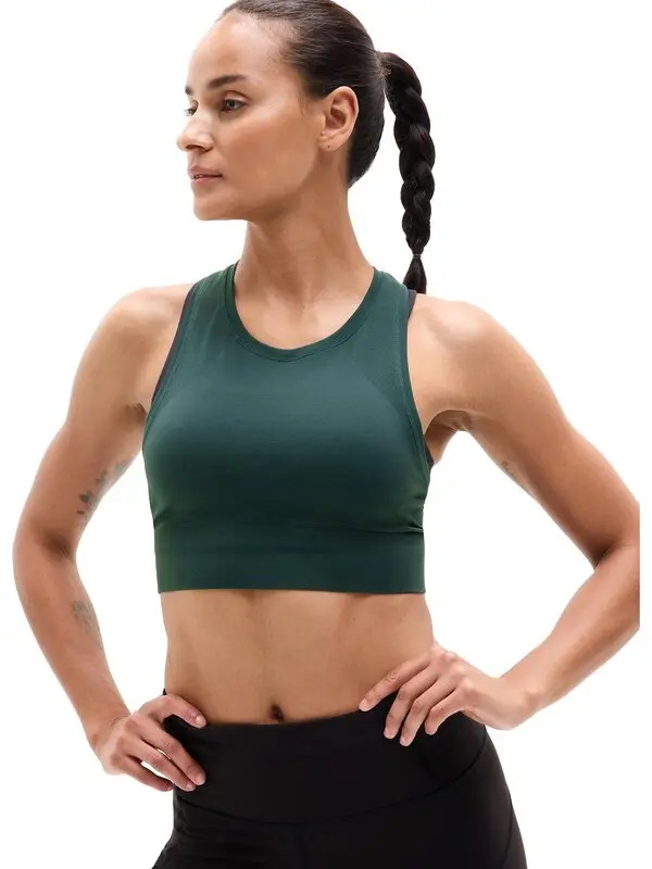Athleta Momentum Flex Ultra Crop Tank - Pine