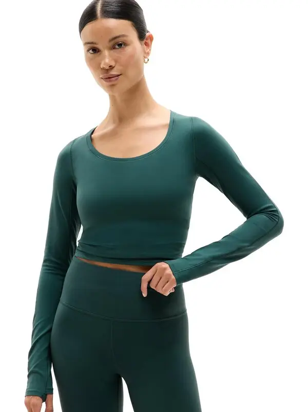 Athleta Transcend Top - Pine
