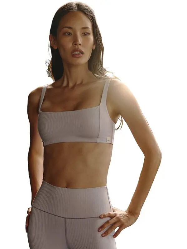 Vuori Inversion Rib Bra - Lavender Ice