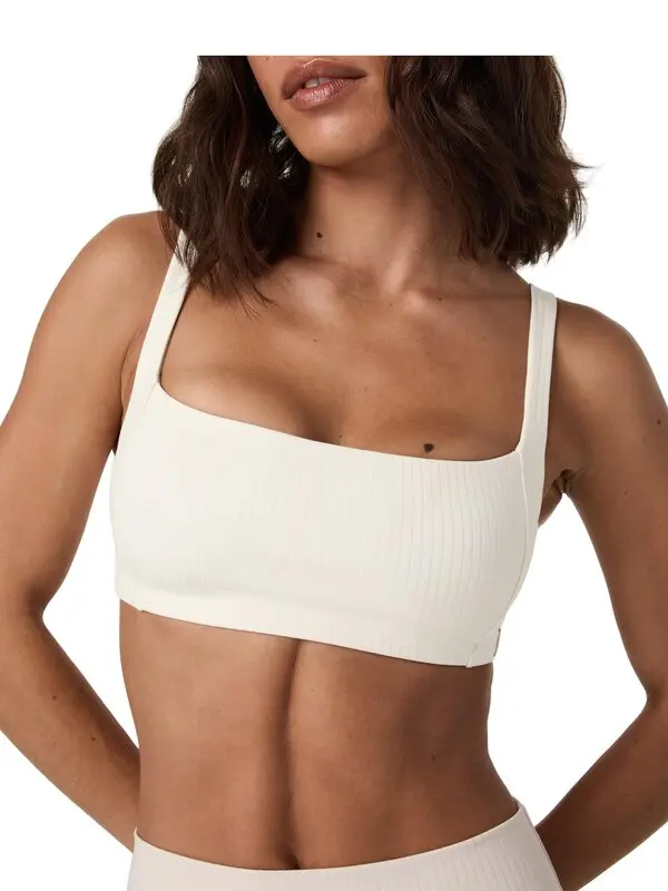 Vuori Inversion Rib Bra - Marshmallow