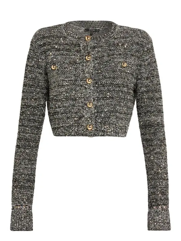 TOCCIN Miller Sequined Knit Cardigan - Chamu