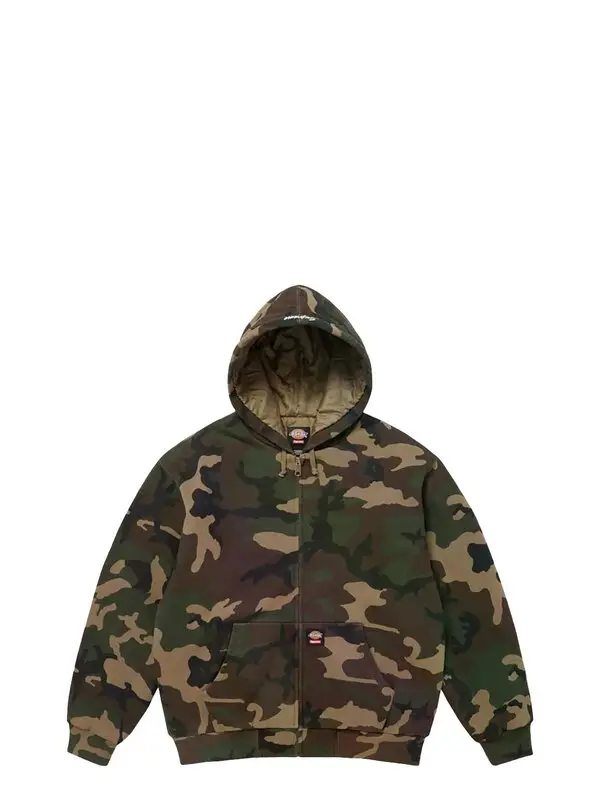 Supreme X Dickies® Zip-front Hoodie - Green