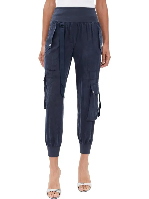 Cinq À Sept Washed Twill Harmony Pants - Navy