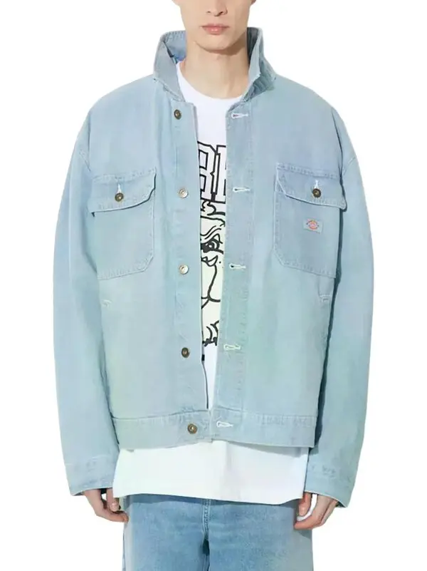 Dickies Buttoned Denim Jacket - Blue