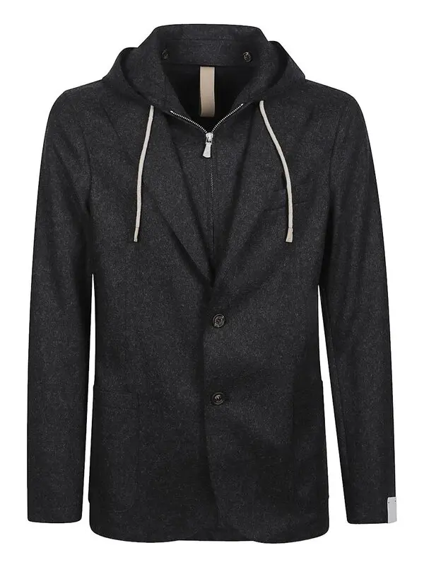 Eleventy Single-breasted Jacket - Black