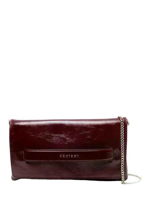 ORTIGNI Leather Clutch - Red