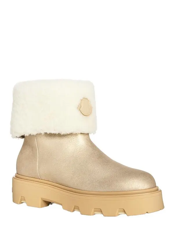 Moncler Aurea Mid Ankle Boots - Silver