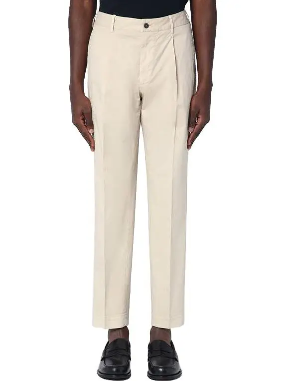 SANTANIELLO Ivory Trousers - White
