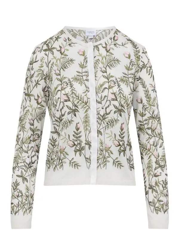 Giambattista Valli Cashmere And Silk Cardigan - White