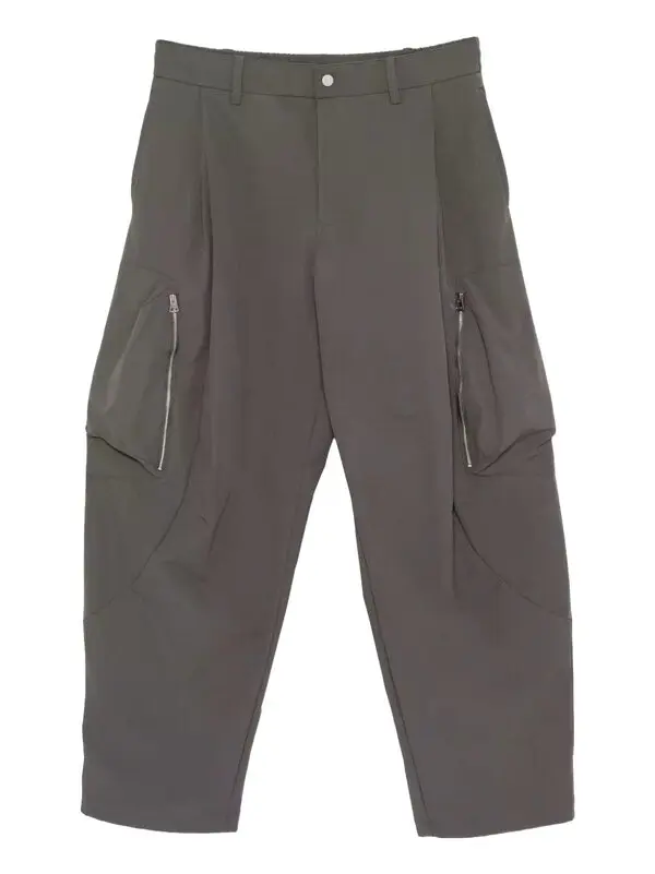 CROQUIS Tapered Trousers - Grey