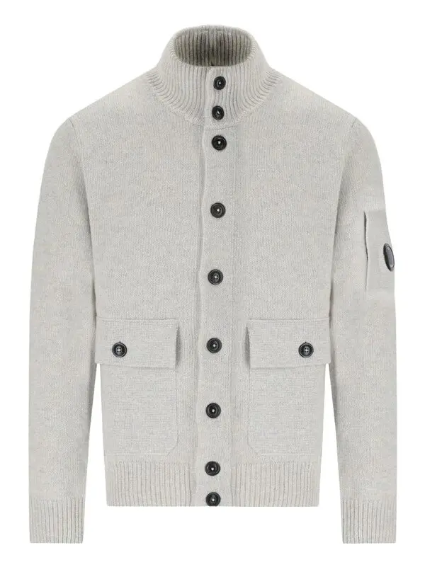 C.P. COMPANY Grs Light Cardigan - Grey