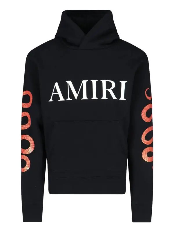 Amiri Hooded Sweatshirt - Black