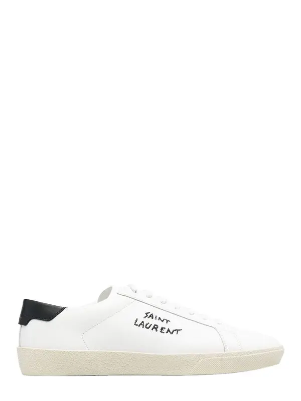 Saint Laurent Low-top Sneakers - Blanc Optique/nero