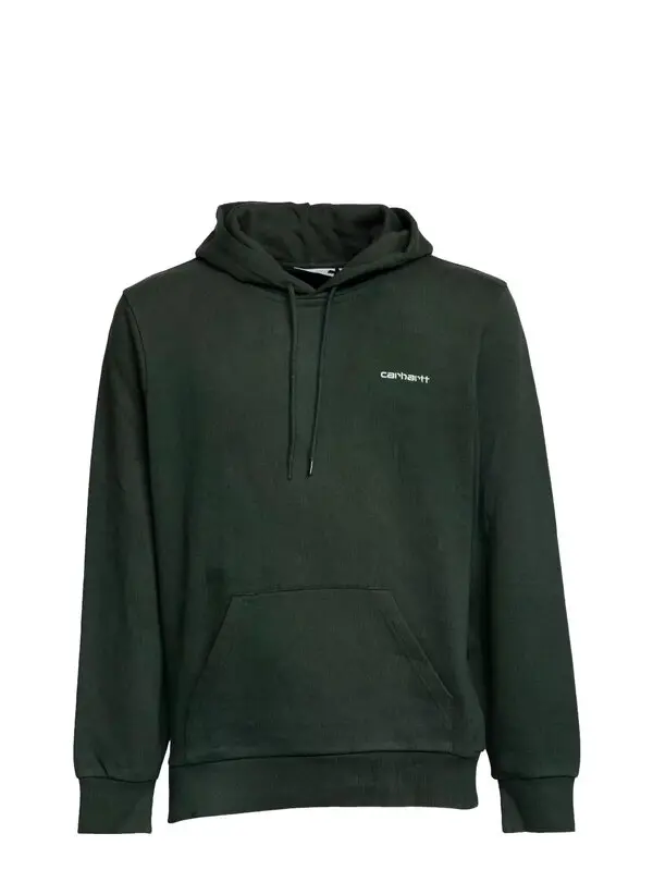 Carhartt Work In Progress Hooded Script Embroidery Sweatshirt - Green