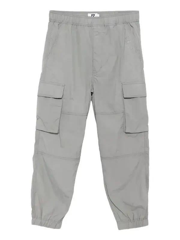 Izzue Logo-print Trousers - Grey