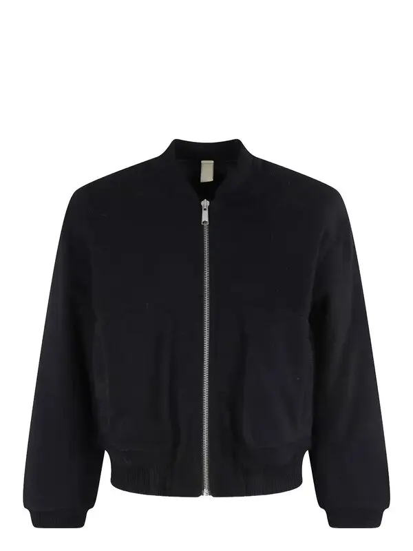 SUNFLOWER Zip-up Bomber Jacket - Blue