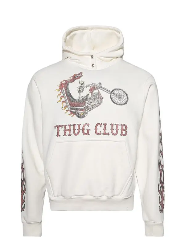 THUG CLUB Dragon Chopper Hoodie - White