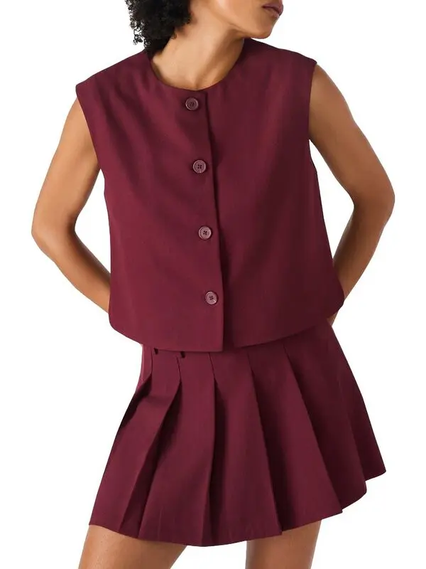Steve Madden Alessa Top - Wine