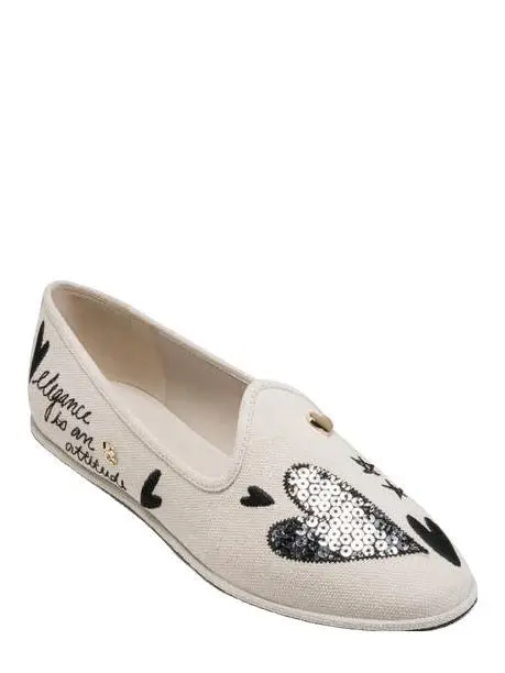Karl Lagerfeld Paris Vaneda Ikonic Loafer - Soft White
