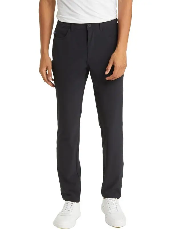 Mizzen+main Helmsman Performance Golf Pants - Black Solid