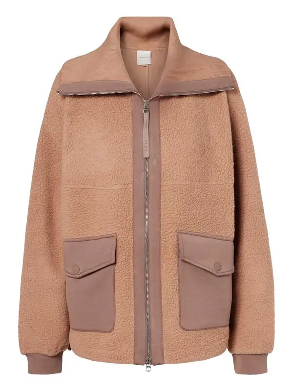 Varley Eleanor Fleece Jacket - Brown
