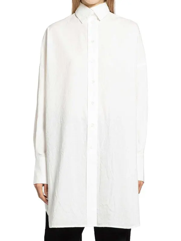 FORME D'EXPRESSION Oversized Sack Shirt - White