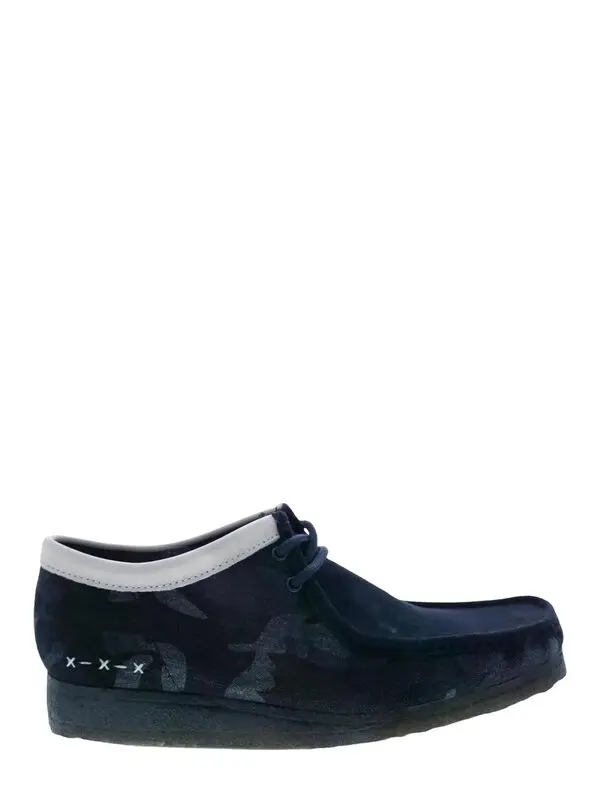 Clarks Wallabee Lace-up Boots - Blue
