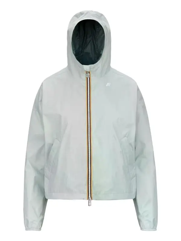 K-WAY Laurette Plus.2 Reversible Hooded Jacket - Green