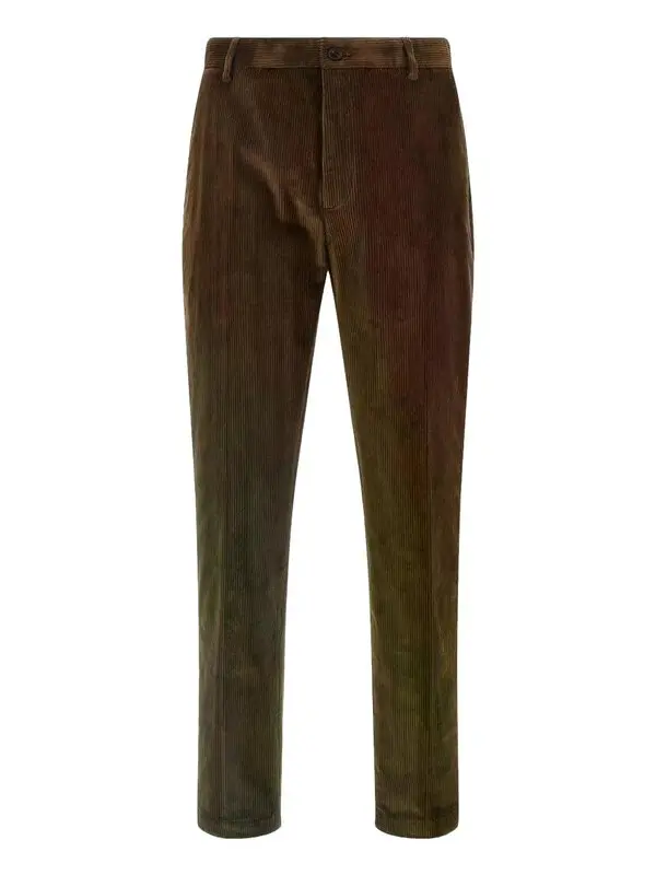DEPARTMENT 5 Pleated Corduroy Trousers - Brown